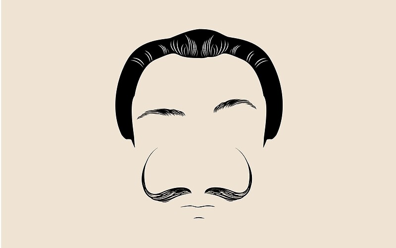 "Salvador Dali Moustache" by marcosklima | Redbubble