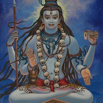 "Shiva Darshan" Greeting Card for Sale by Vrindavan Das | Redbubble