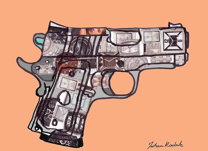 "The Time Gun " by Juhan Rodrik | Redbubble