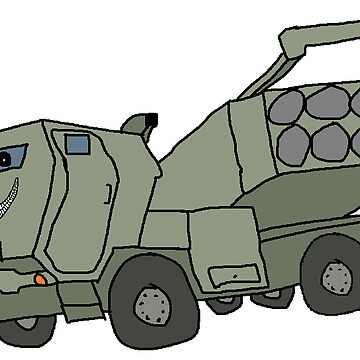 "Angry Himars" Sticker for Sale by Chickenbot5000 | Redbubble