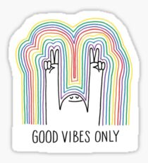Good Vibes Only: Stickers | Redbubble