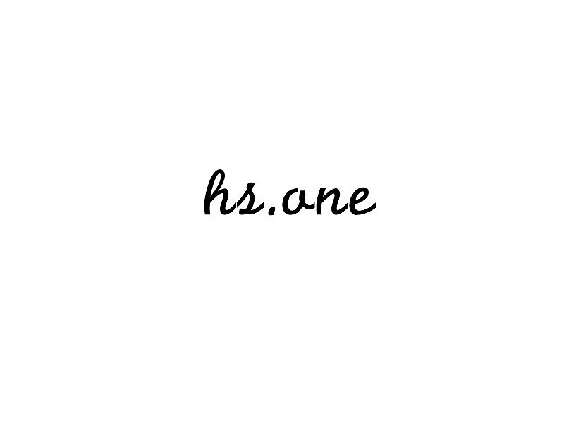 "hs.one logo products" by HorrorStudio1 | Redbubble