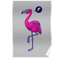 "Electric Flamingo" by strangethingsA | Redbubble