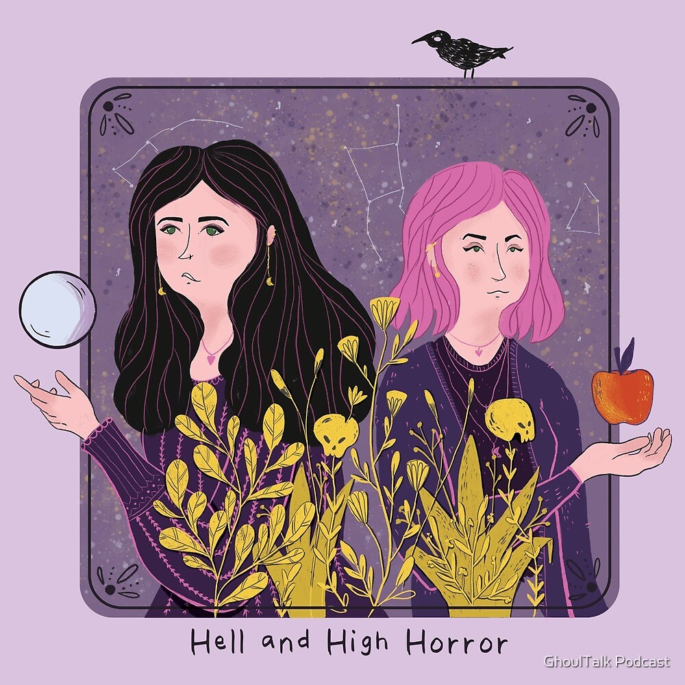 "Hell and High Horror Podcast Artwork" by Hell and High Horror | Redbubble