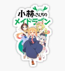 Miss Kobayashis Dragon Maid: Stickers | Redbubble