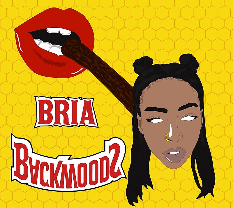 "Bria Backwoods Blunt (gold)" by fuegolexx | Redbubble