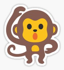 Monkey Emoji: Stickers | Redbubble