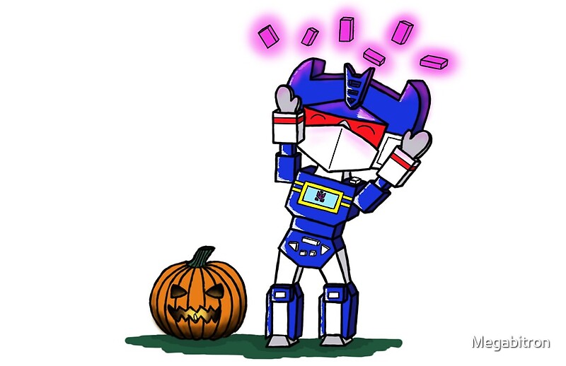 "Halloween Chibi Soundwave" by Megabitron | Redbubble