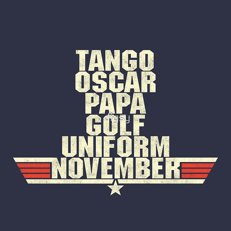 "Top Gun Alphabet" by digsy | Redbubble