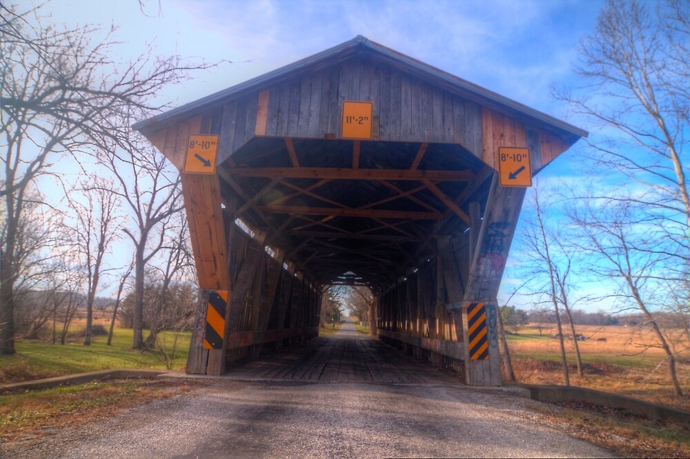 "Chambers Road Bridge - Ohio" by Terence Russell | Redbubble