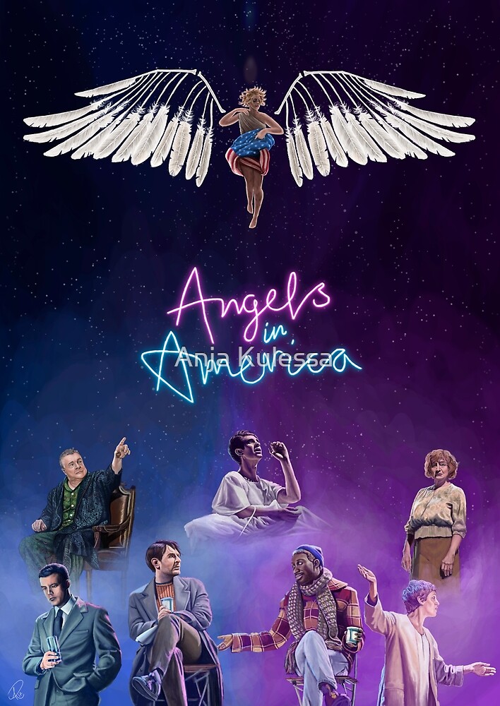 "Angels in America - portrait" by Anja Kulessa | Redbubble