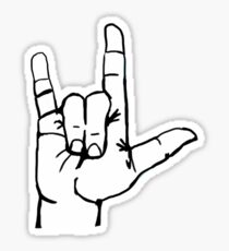 Sign Language: Stickers | Redbubble