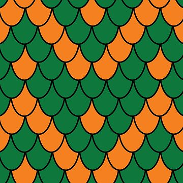 "Orange and Green Rattlers Snakeskin pattern" Mouse Pad for Sale by ...