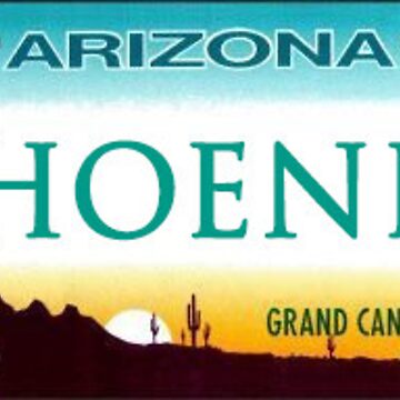 "Phoenix Arizona" Sticker for Sale by hmfariss | Redbubble
