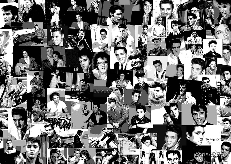 "Elvis Presley collage " by chris2766 | Redbubble