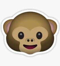 Monkey Emoji: Stickers | Redbubble