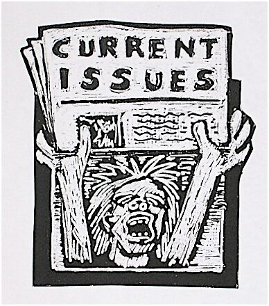 "Current Issues Logo Design" by daniel cautrell | Redbubble
