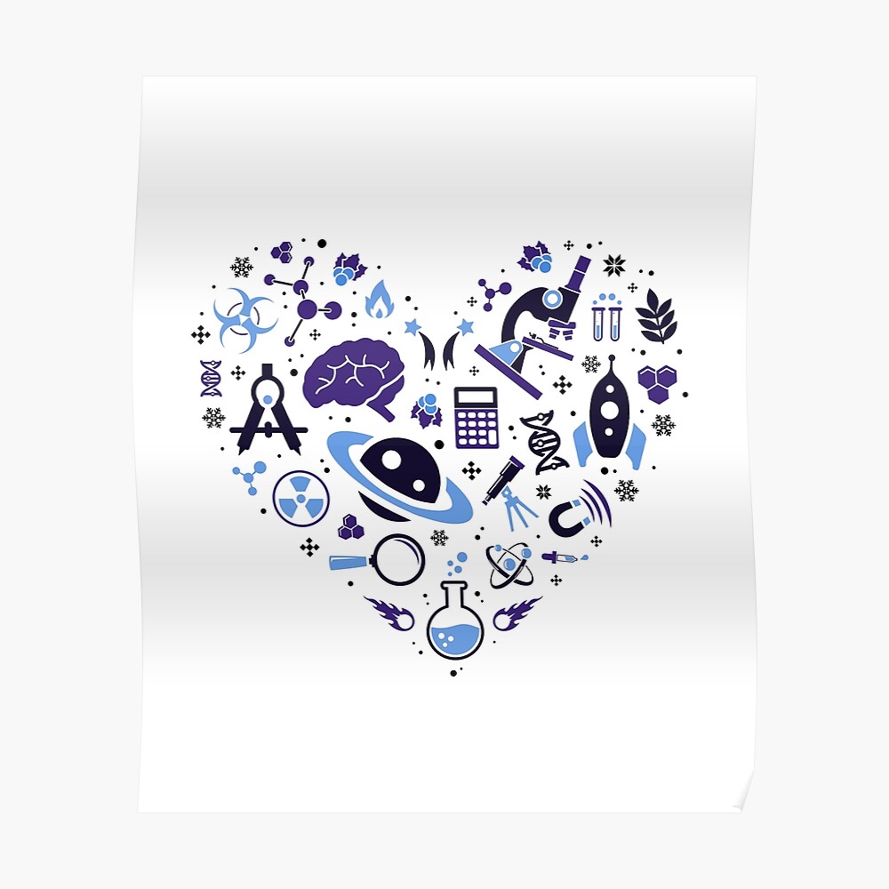 I Heart Science Wallpaper