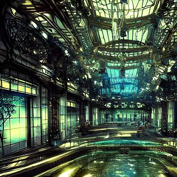 "Hydropunk Aquamarine" Poster for Sale by Gizmoverse | Redbubble