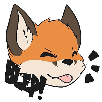"Blep! Fox " Sticker for Sale by Kozumi | Redbubble