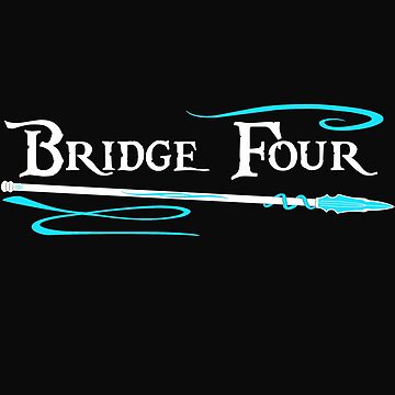 "Bridge Four (White and Blue" Active T-Shirt for Sale by Rwat-5 | Redbubble