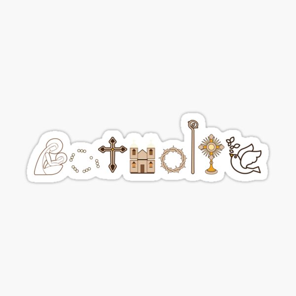 Catholic Stickers | Redbubble