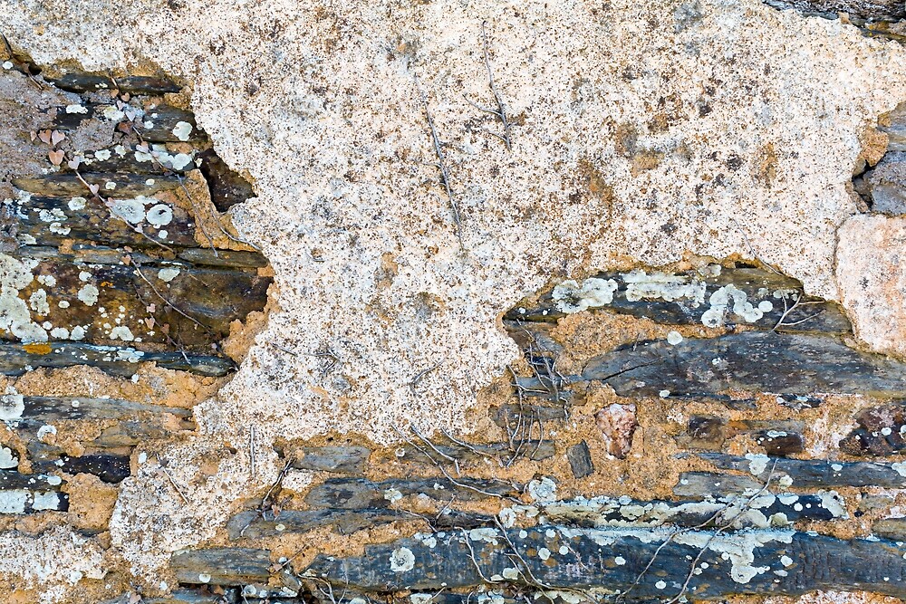 "Grungy Decayed Stone Wall Texture" by MarkUK97 | Redbubble