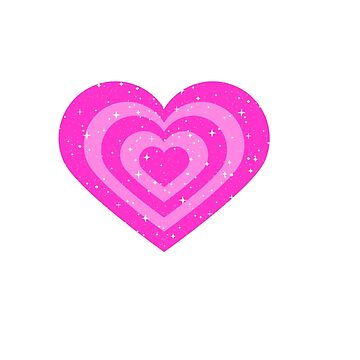 "pink sparkle heart" Sticker for Sale by futuremilf420 | Redbubble