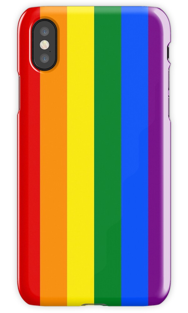 "Smartphone Case - Rainbow Flag 1" iPhone Cases & Skins by mpodger | Redbubble