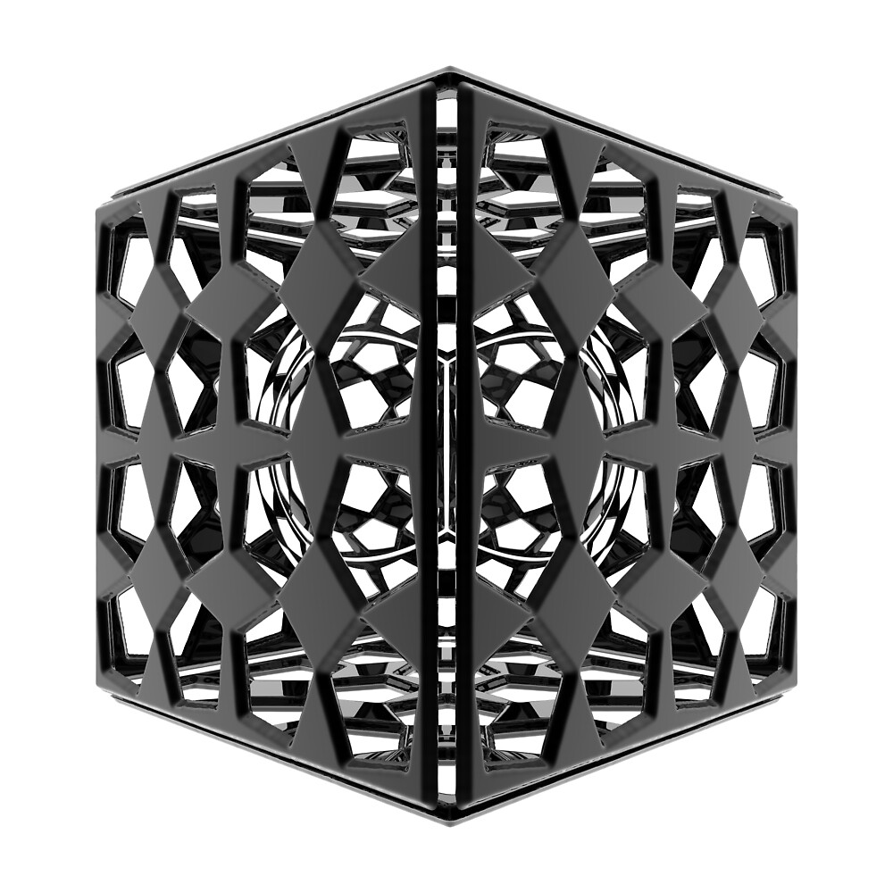 "Sphere & Cage" by Hugh Fathers | Redbubble