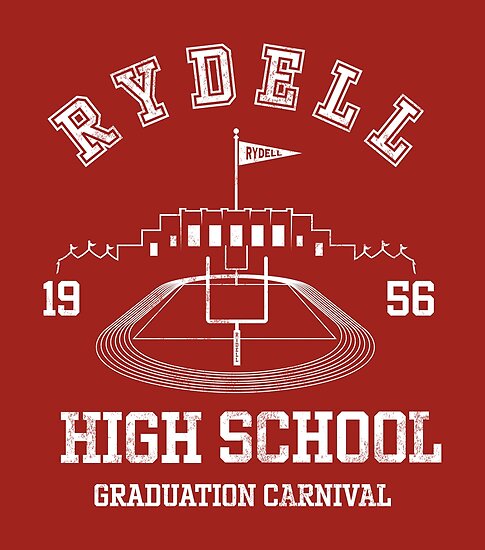 "Grease - Rydell high School Graduation Carnival Variant" Poster by ...