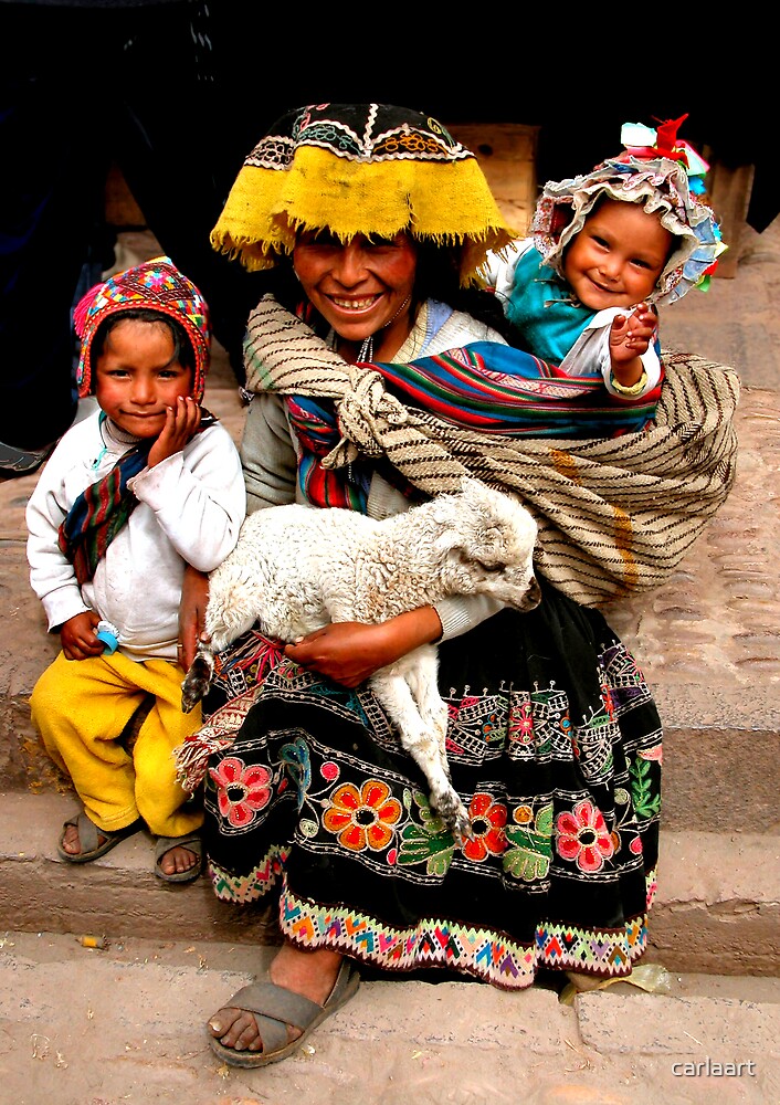 "Peru Family" by carlaart | Redbubble