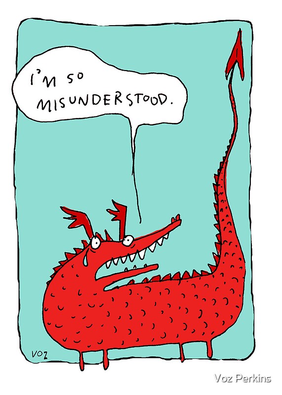 "I'm So Misunderstood" by Voz Perkins | Redbubble