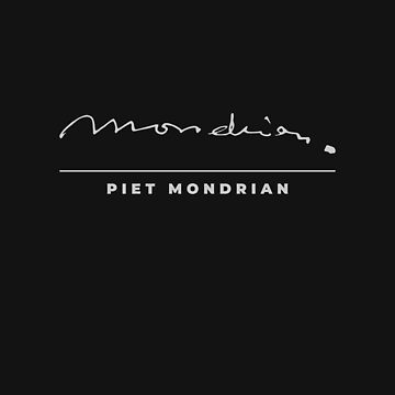 Poster for Sale avec l'œuvre « t-shirt signature Piet Mondrian » de l ...