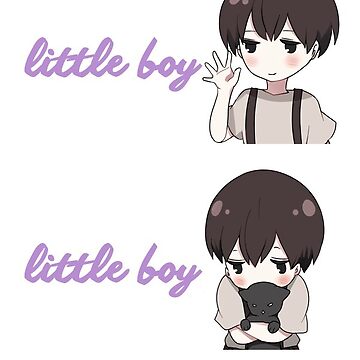 "little boy" Sticker by baby R.L | Redbubble