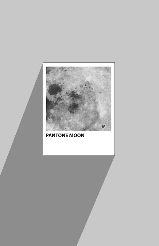 "Pantone Moon" by Tony Vazquez | Redbubble