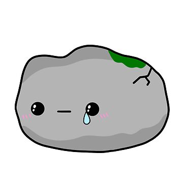 "Sad Rock" Sticker for Sale by Sakiki R | Redbubble