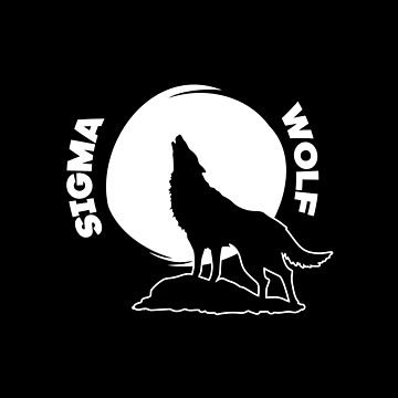 "Sigma wolf" Sticker for Sale by YOU GMR | Redbubble