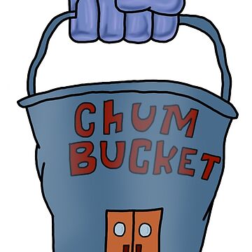 "Chum Bucket" Sticker by FoliumDesigns | Redbubble