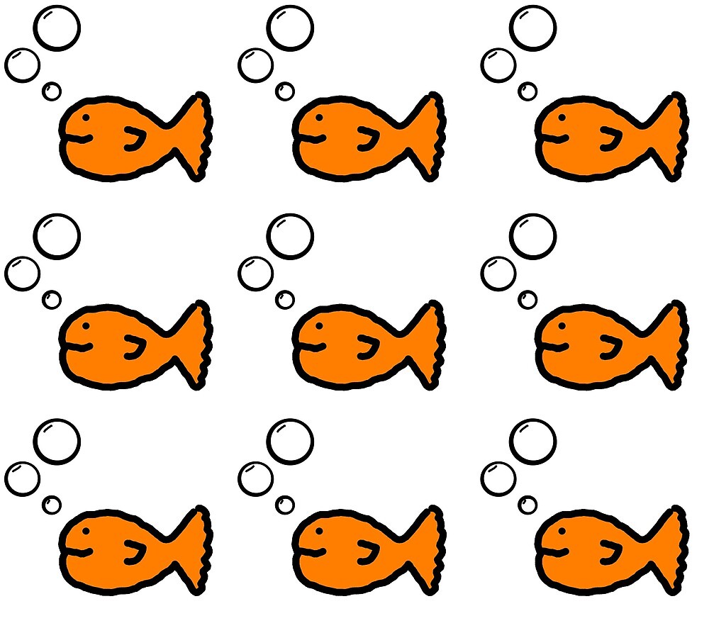 "Poorly drawn fish" by DwarfGourami | Redbubble