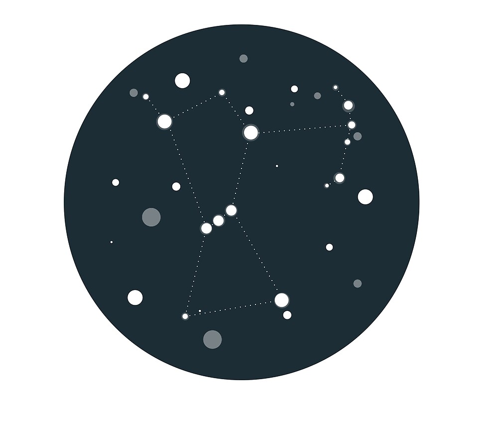 "Cartoon Astronomy Constellation - "Orion"" by Frank Blokdijk | Redbubble