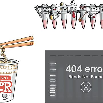 "Funny PCR sticker set" Sticker for Sale by TrailMixArt | Redbubble