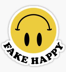 Fake Smile Stickers | Redbubble