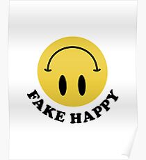 Fake Happy: Pósters | Redbubble