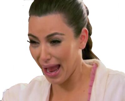 Kim Kardashian Crying Face