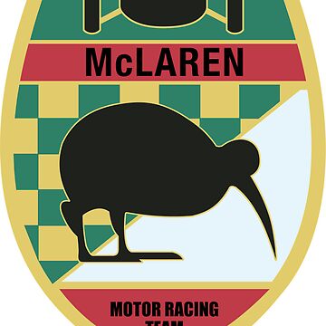 "Retro McLaren Formula One Sticker" Sticker for Sale by metamerphosis ...