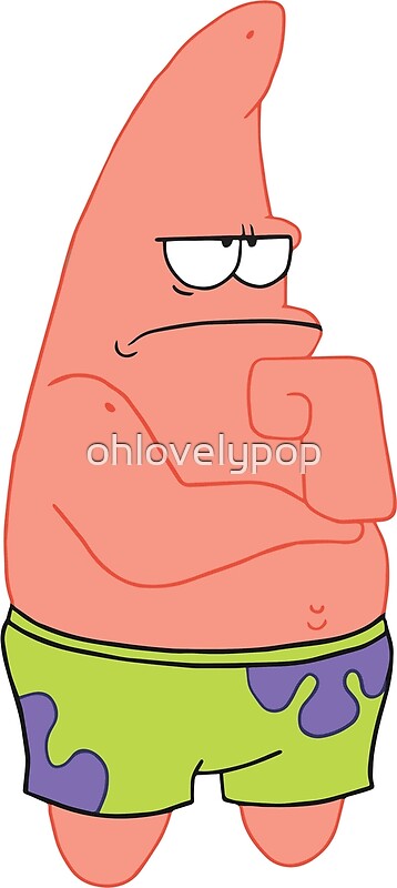 "Patrick - Freeform Jazz - Spongebob" by ohlovelypop | Redbubble