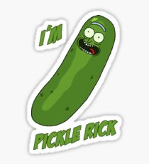 Pickle Rick: Stickers | Redbubble