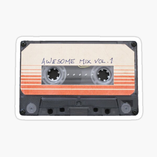 Awesome Mix Vol 1 Stickers | Redbubble