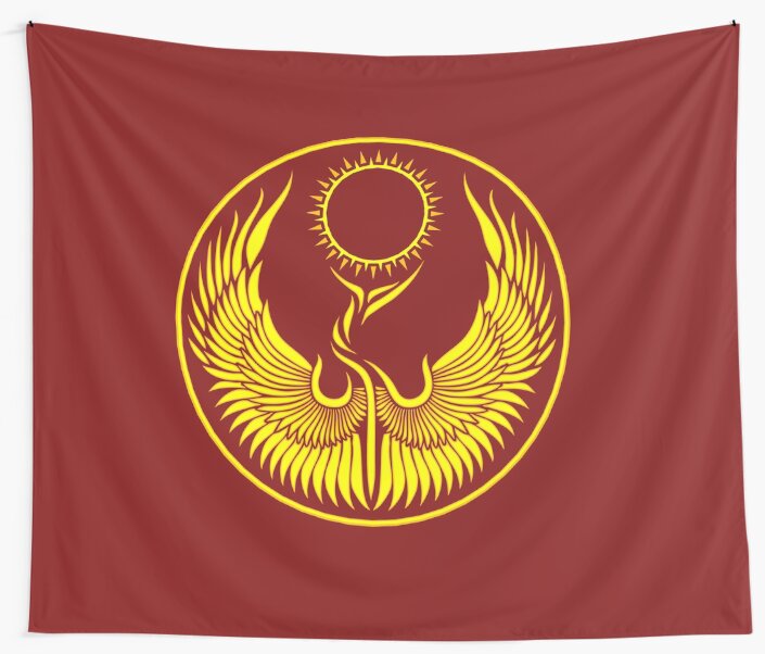 "Defiant Symbol " Wall Tapestry by Tzsycho | Redbubble